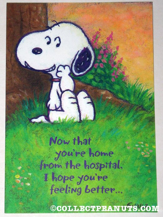 Peanuts Get Well Cards | CollectPeanuts.com