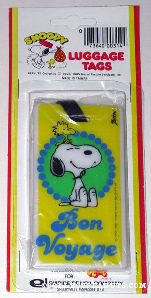 Peanuts Luggage Tags | CollectPeanuts.com