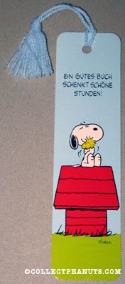 Peanuts Bookmarks | CollectPeanuts.com