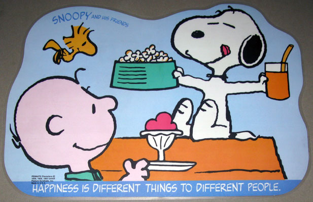 Peanuts Placemats | CollectPeanuts.com