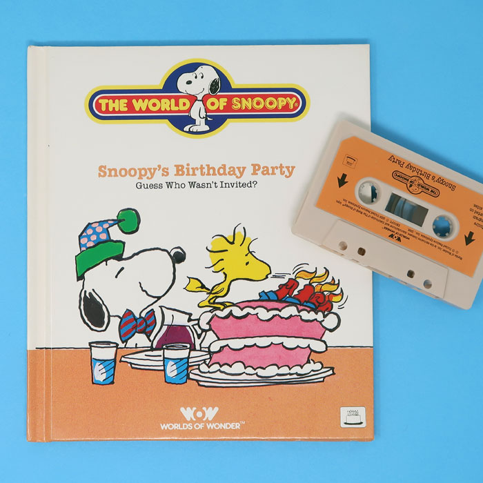 Snoopy’s Birthday Party Tape and Book - ShopCollectPeanuts.com