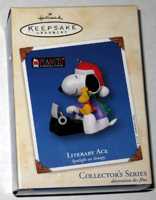 Snoopy at typewriter with Woodstock - Shop CollectPeanuts.com