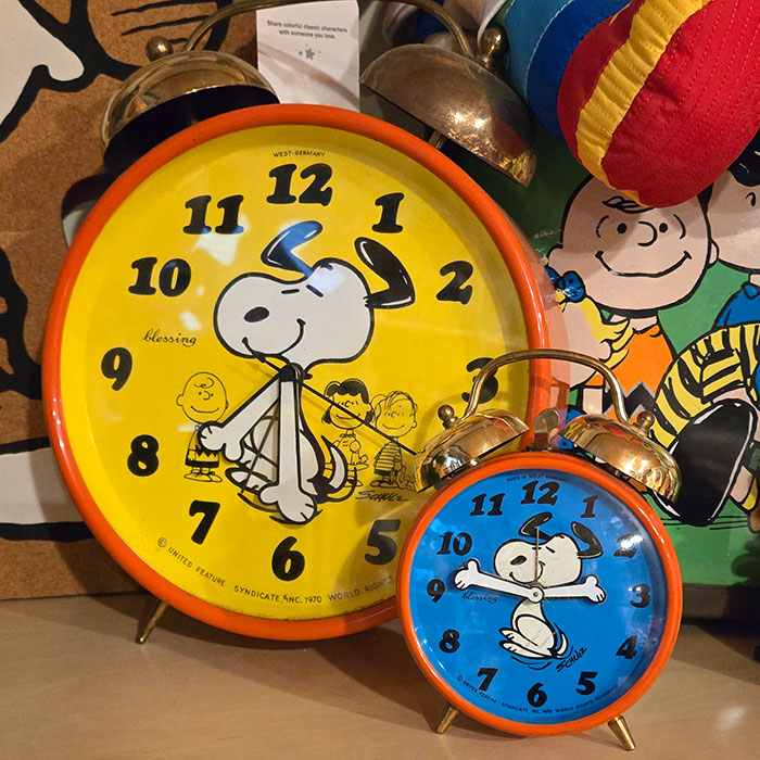 Snoopy Alarm Clocks by Blessing - CollectPeanuts.com