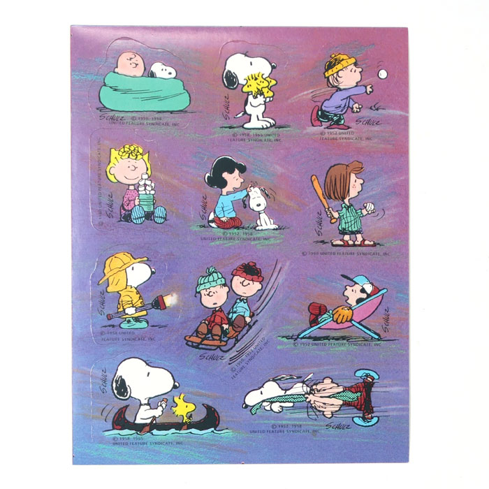 Peanuts Gang Activities Stickers - ShopCollectPeanuts.com