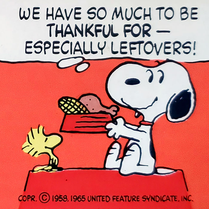 Being Thankful - CollectPeanuts.com