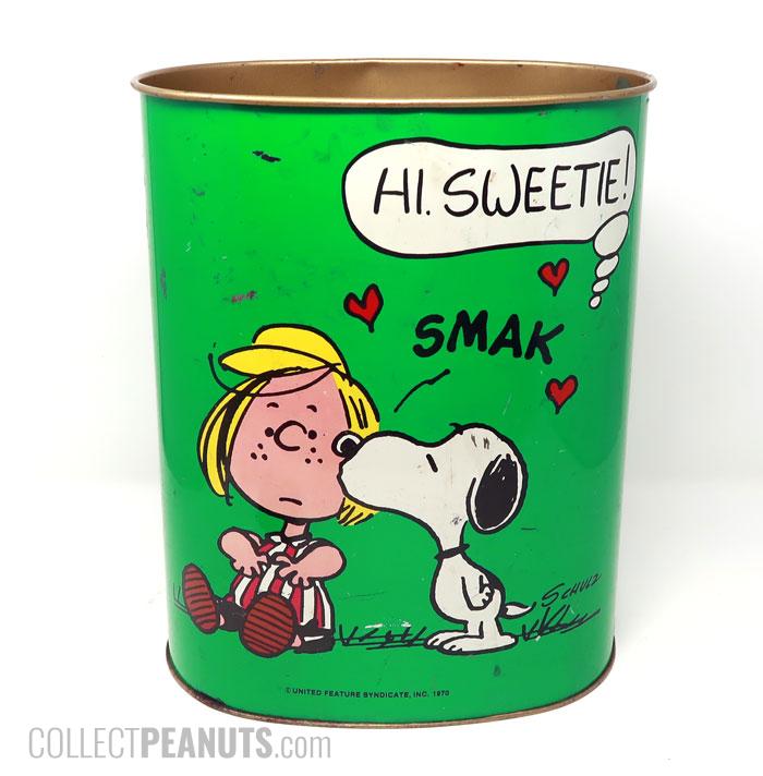 Peanuts Trash Cans - CollectPeanuts.com