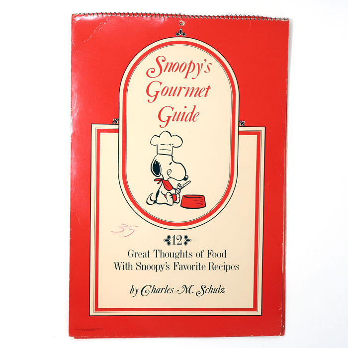 Snoopy's Gourmet Guide Peanuts Book - ShopCollectPeanuts.com