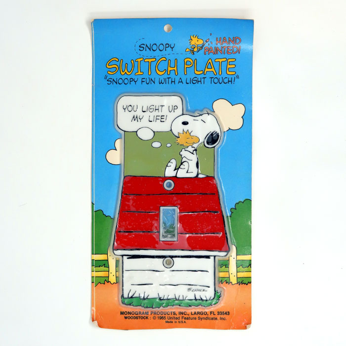 Snoopy Doghouse Switch Plate - ShopCollectPeanuts.com