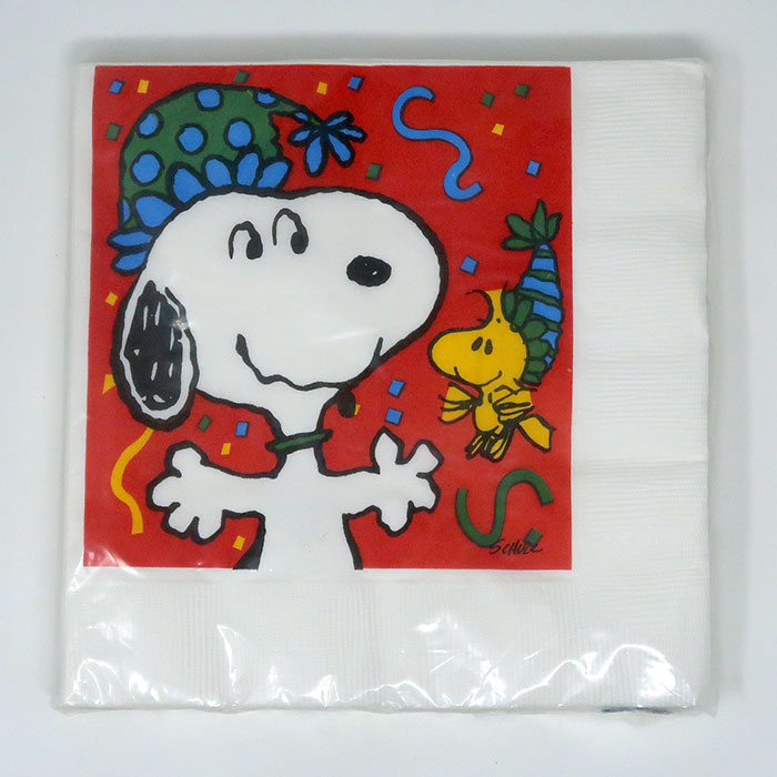 Snoopy & Woodstock Luncheon Napkins - ShopCollectPeanuts.com