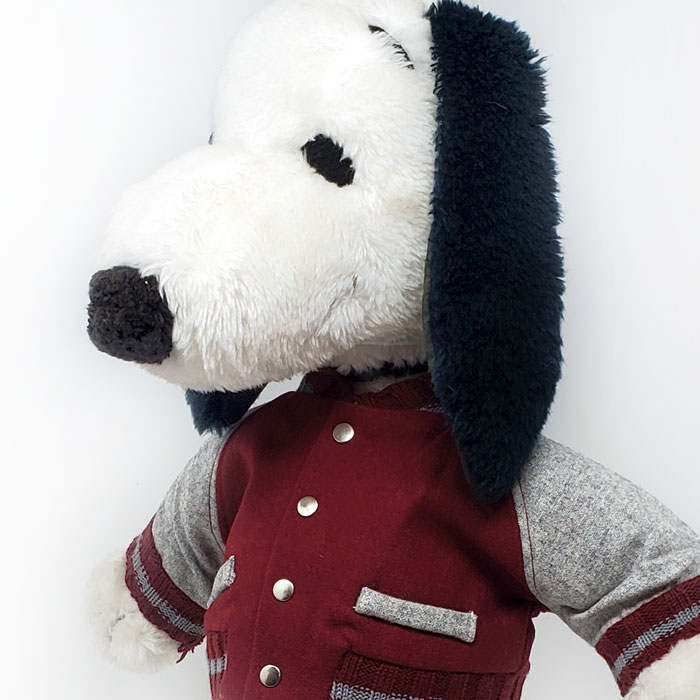 Snoopy's Wardrobe - Letterman Jacket Snoopy Outfit - CollectPeanuts.com