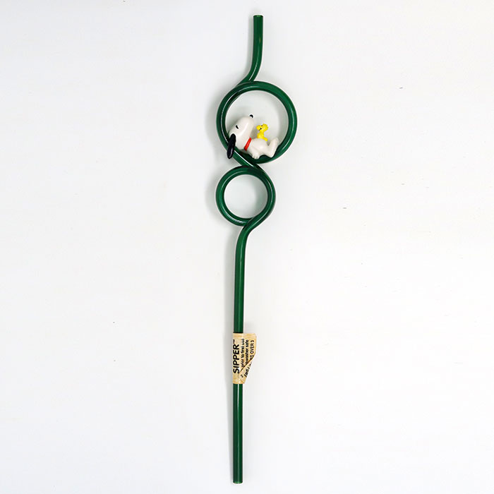 Snoopy Silly Straw Green - ShopCollectPeanuts.com