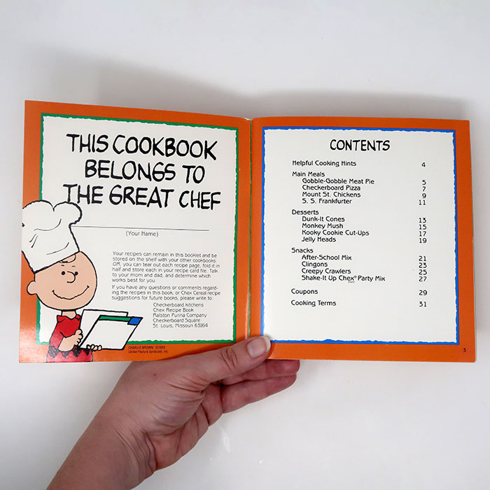 Peanuts Chex Cook Book - ShopCollectPeanuts.com