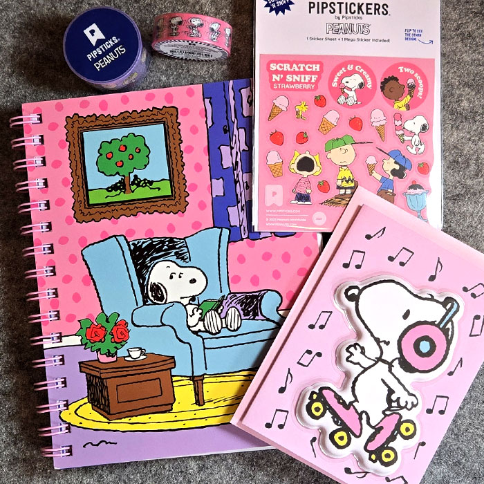 Unboxing! Snoopy Stationery & Stickers from Pipsticks - CollectPeanuts.com