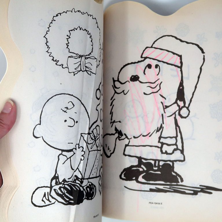 Charlie Brown Happy Holidays Peanuts Coloring Book - ShopCollectPeanuts.com