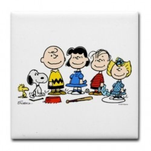 Peanuts Tile Coasters - CollectPeanuts.com